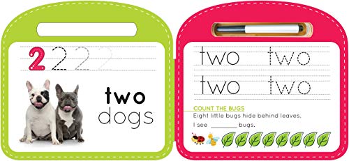 Write & Wipe 123 - Children's Novelty Learning Board Book - Wipe Clean ...